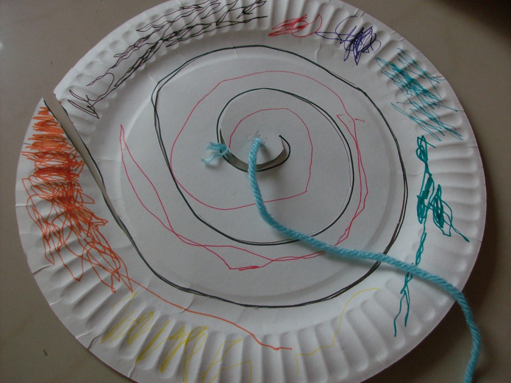 Paper Plate Craft: Wind Twirler - Mommysavers