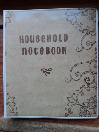 Stay Organized With a Household Notebook - Mommysavers