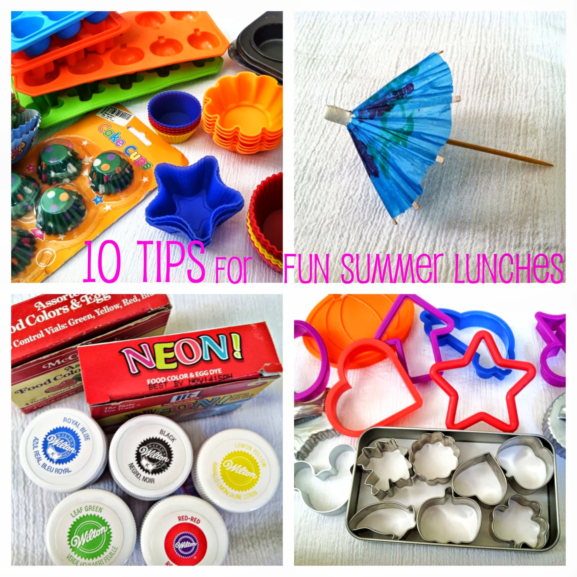10 Tips for Fun Summer Lunches - Mommysavers