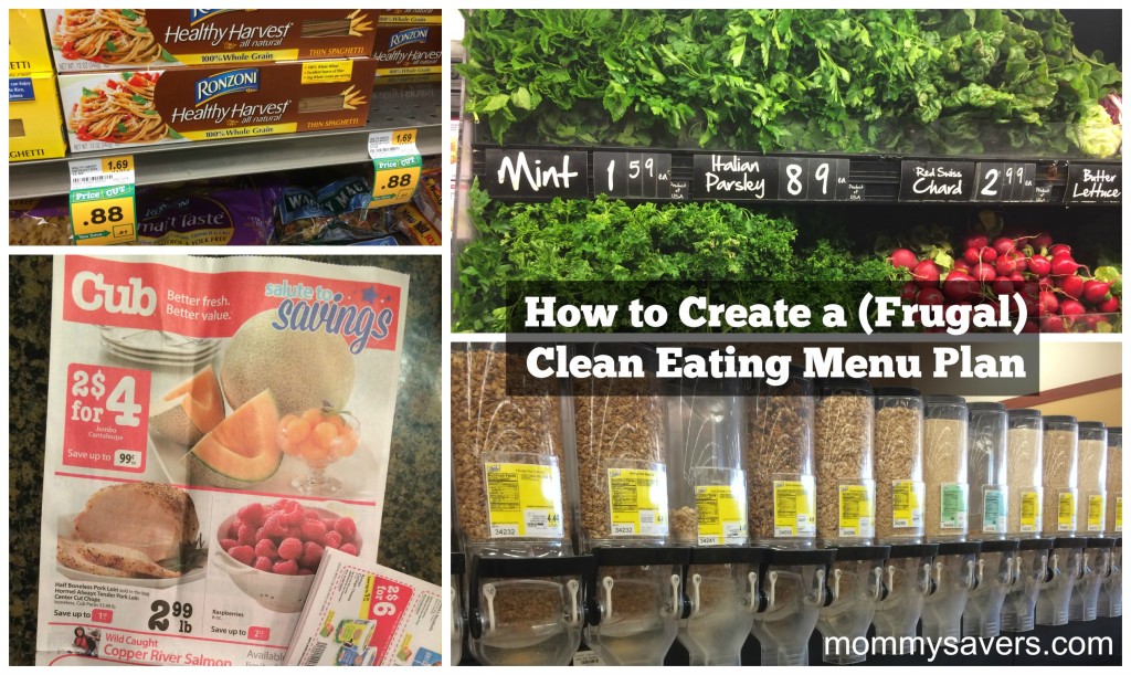 How to Create a Frugal Clean Eating Menu Plan with My Cub Rewards ...