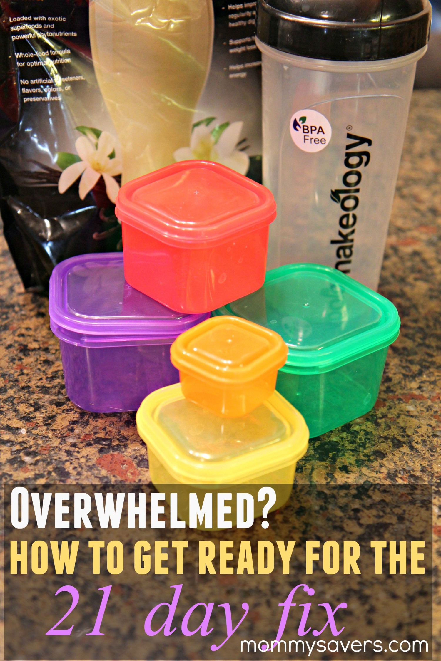 How to Get Ready for the 21 Day Fix - Mommysavers