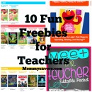 10 Fun FREEBIES for Teachers - Mommy Savers
