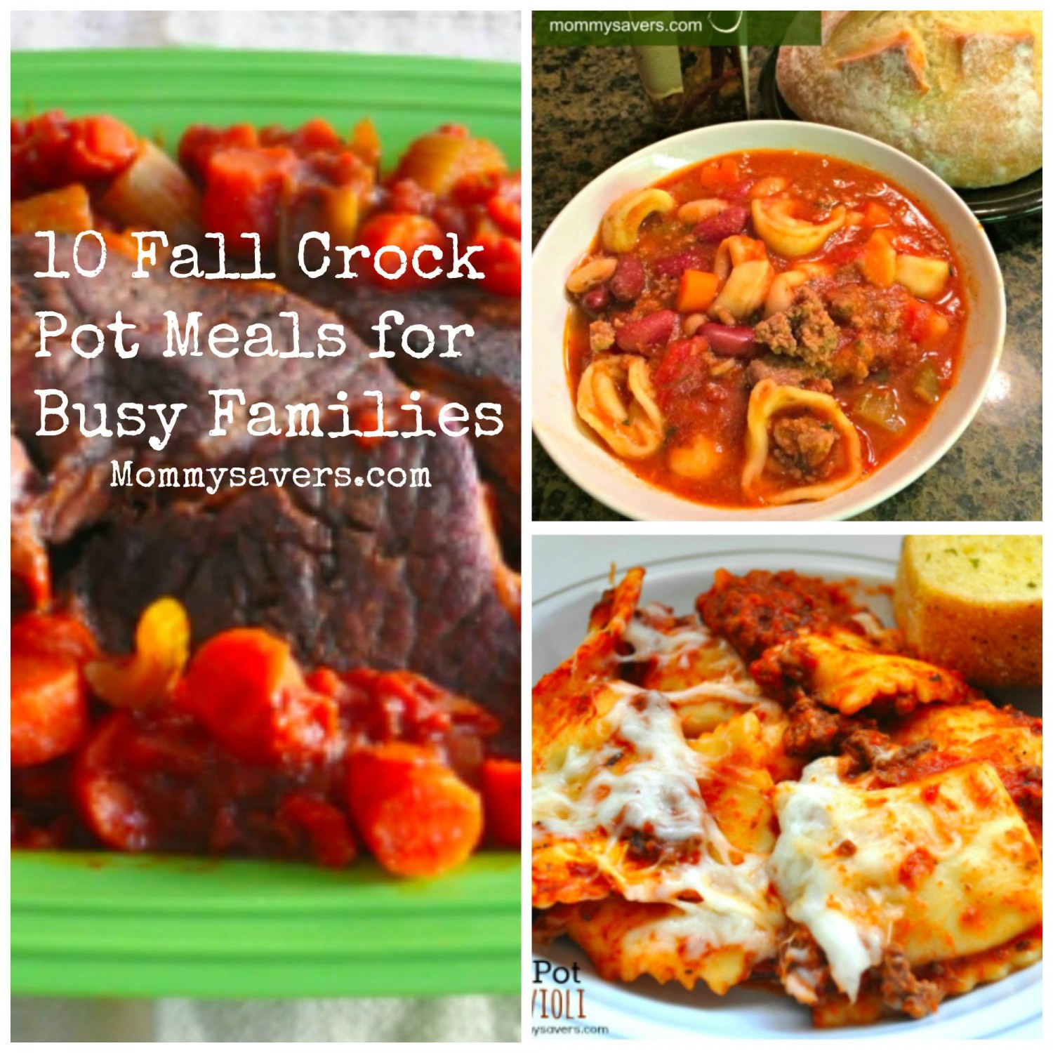 10 Fall Crock Pot Meals for Busy Families - Mommysavers