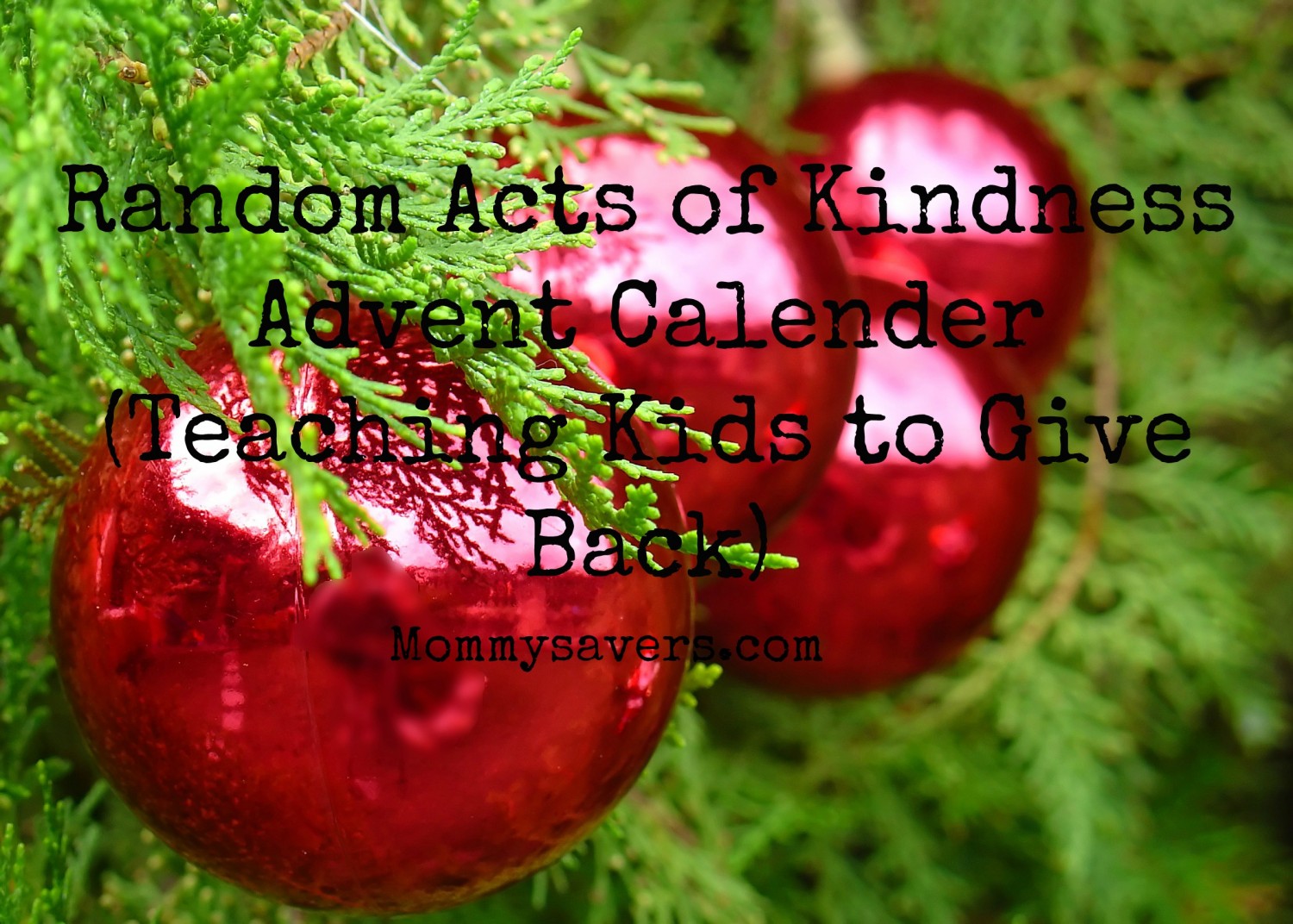 Random Acts of Kindness Advent Calendar (Teaching Kids to Give Back ...