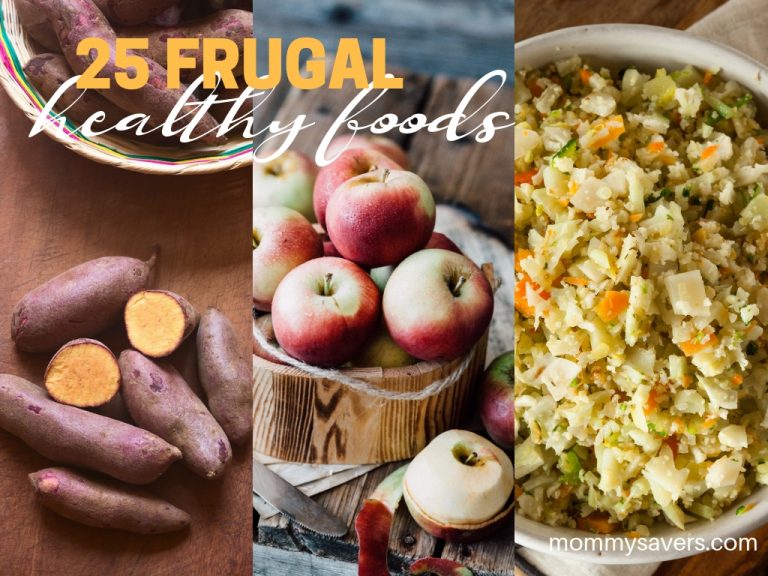 25 Frugal Healthy Foods: Cheap Meals Start with These - Mommysavers